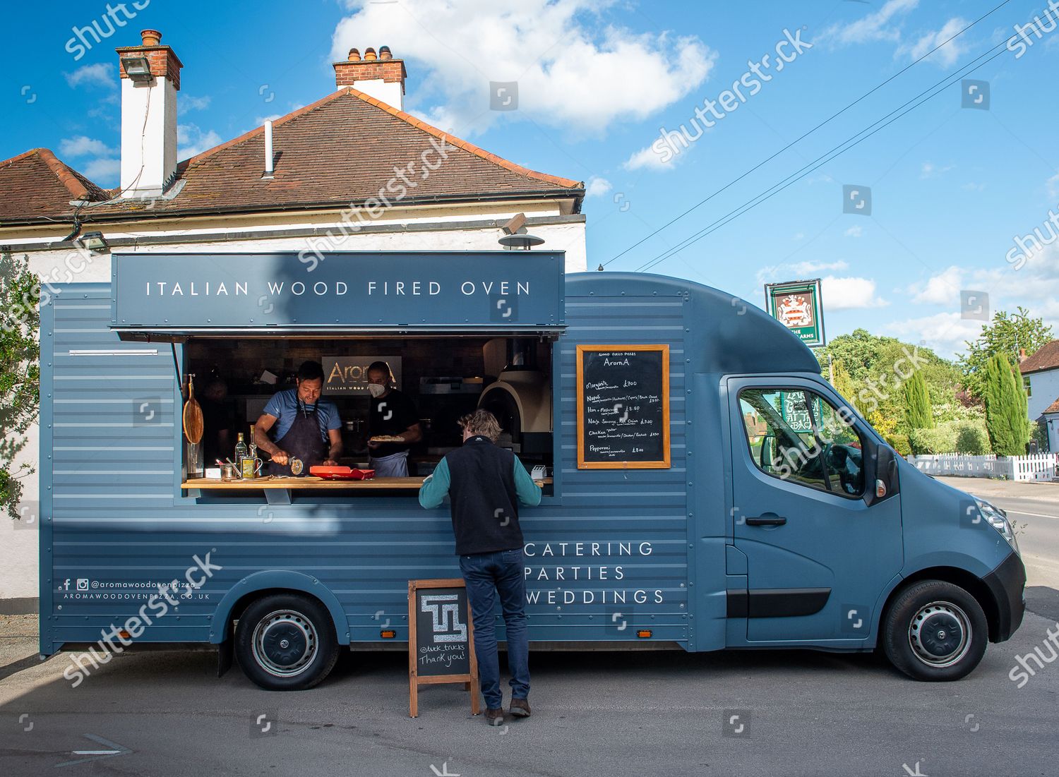 Tuck Trucks Selling Street Food Their Editorial Stock Photo - Stock ...
