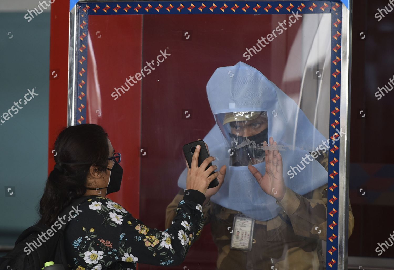 Cisf Personnel Checks Id Card Passenger Editorial Stock Photo - Stock ...
