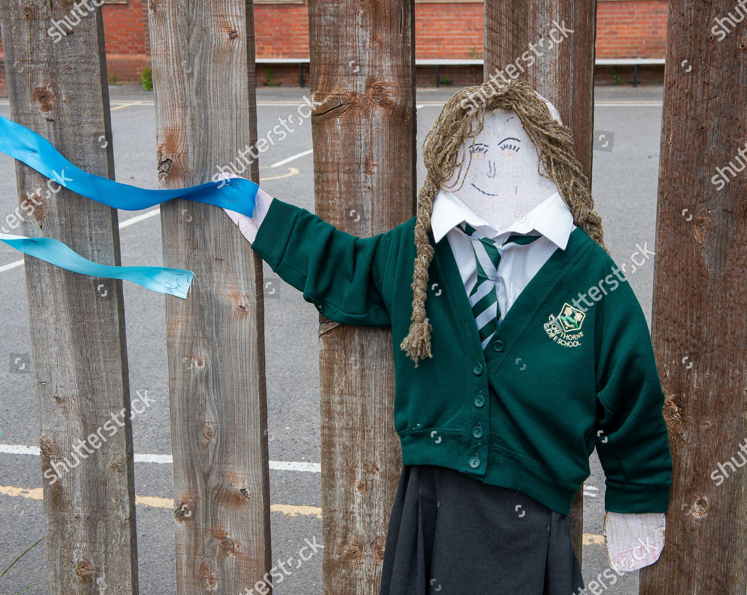 Cardboard Cut Out School Girl Dances Editorial Stock Photo - Stock ...