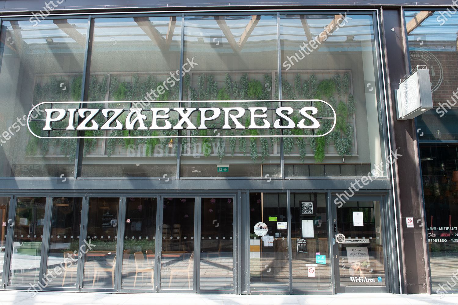Pizza Express Restaurant Bracknell Berkshire Remains Editorial Stock ...