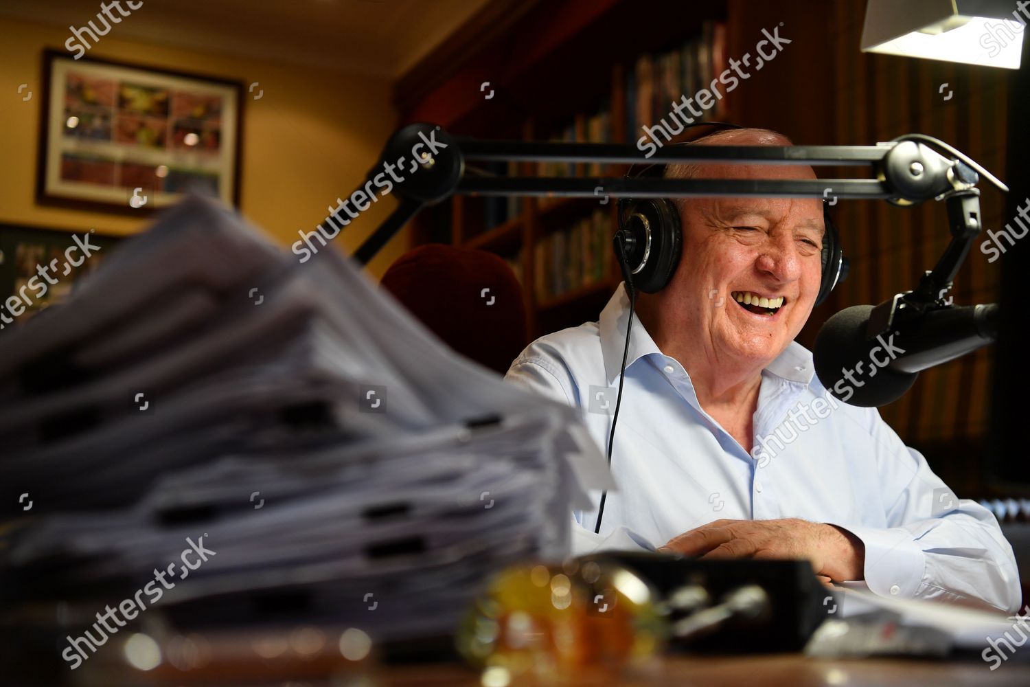 Australian Radio Broadcaster Alan Jones During Editorial Stock Photo ...