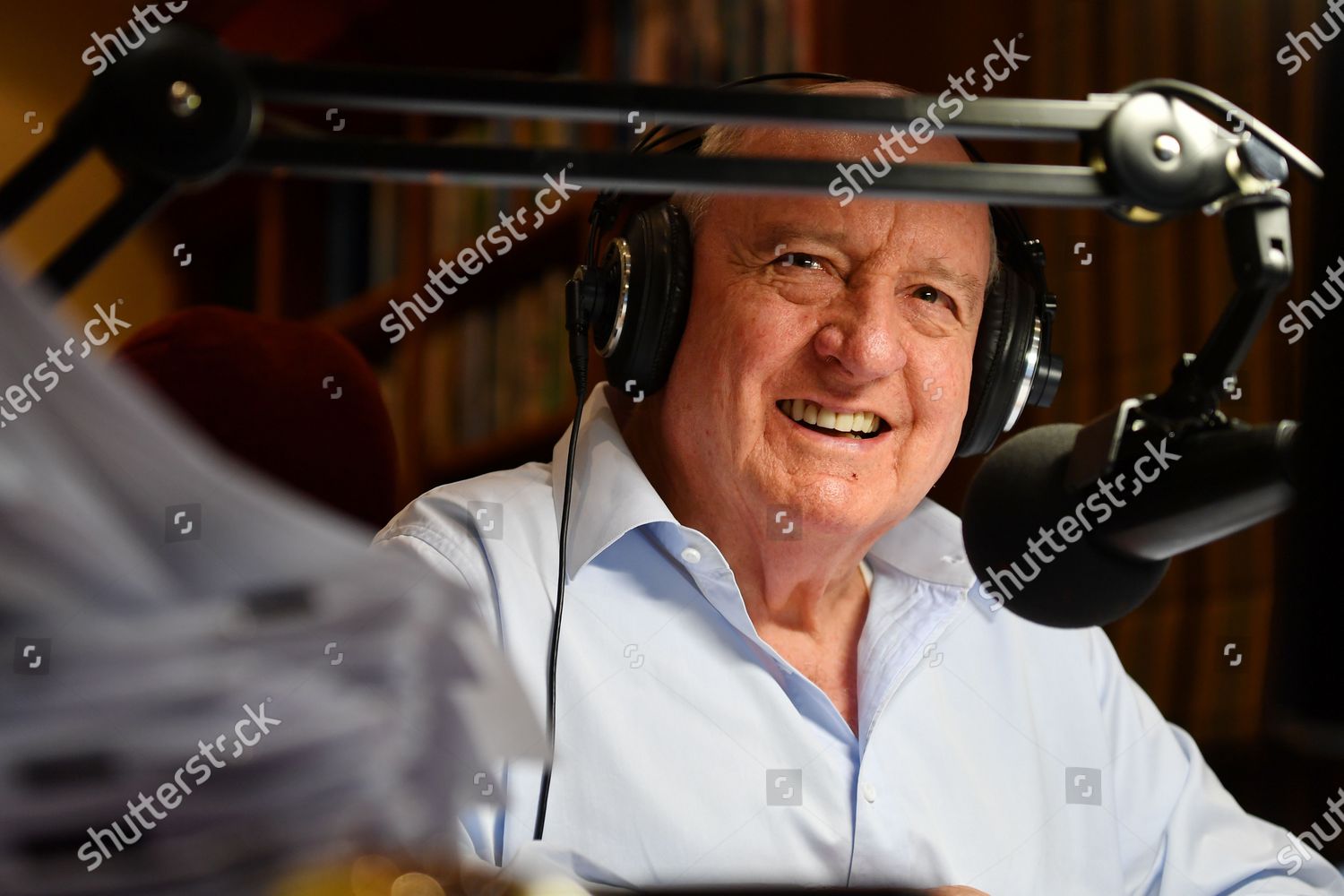 Australian Radio Broadcaster Alan Jones During Editorial Stock Photo ...