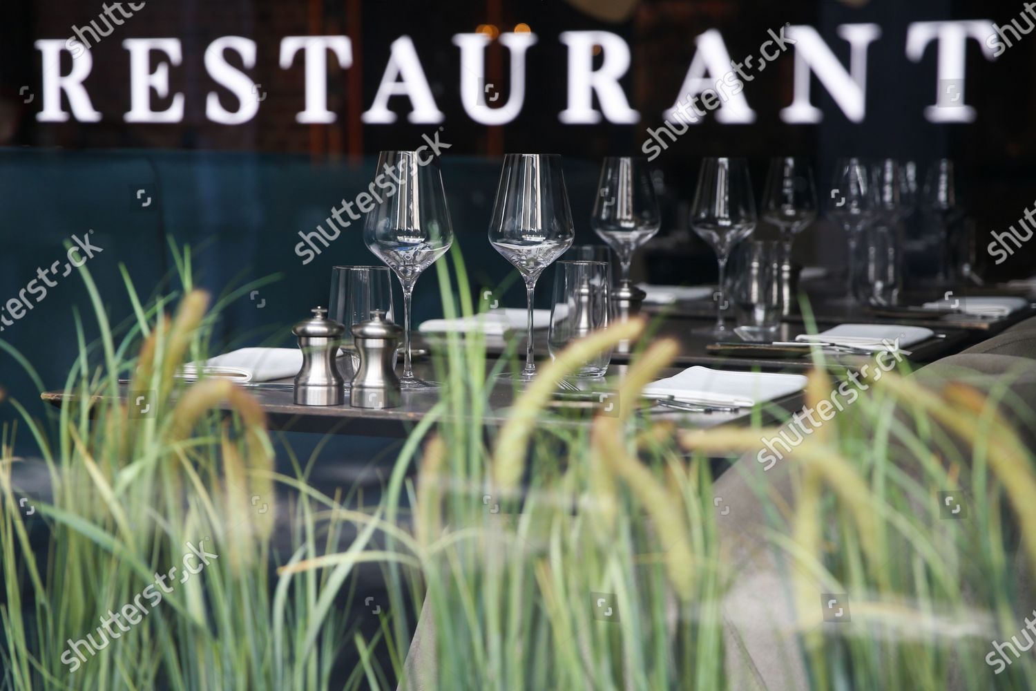 Set Tables Seen Closed Restaurant Grand Editorial Stock Photo - Stock ...