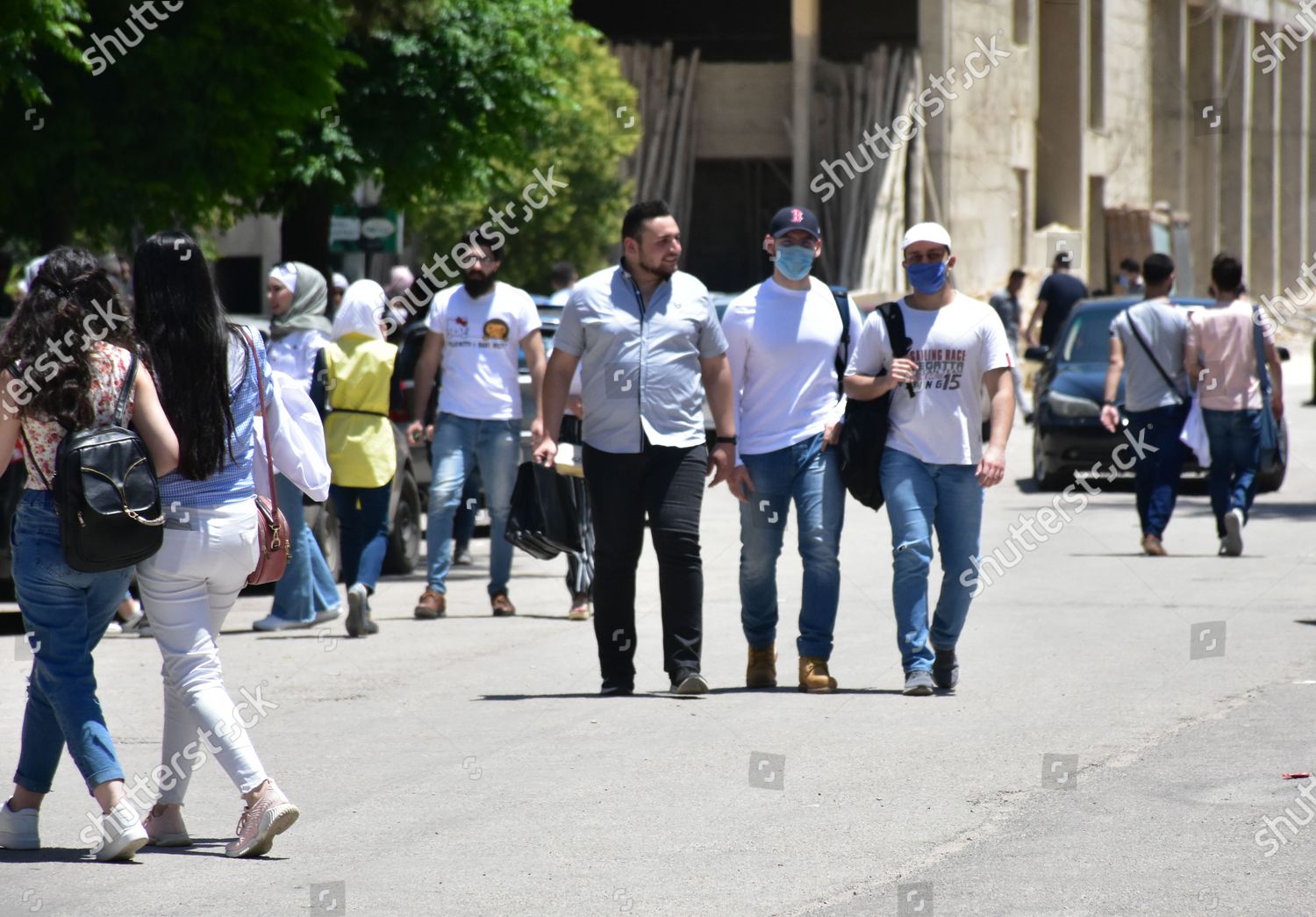 Students Their University Damascus Syria On Editorial Stock Photo ...