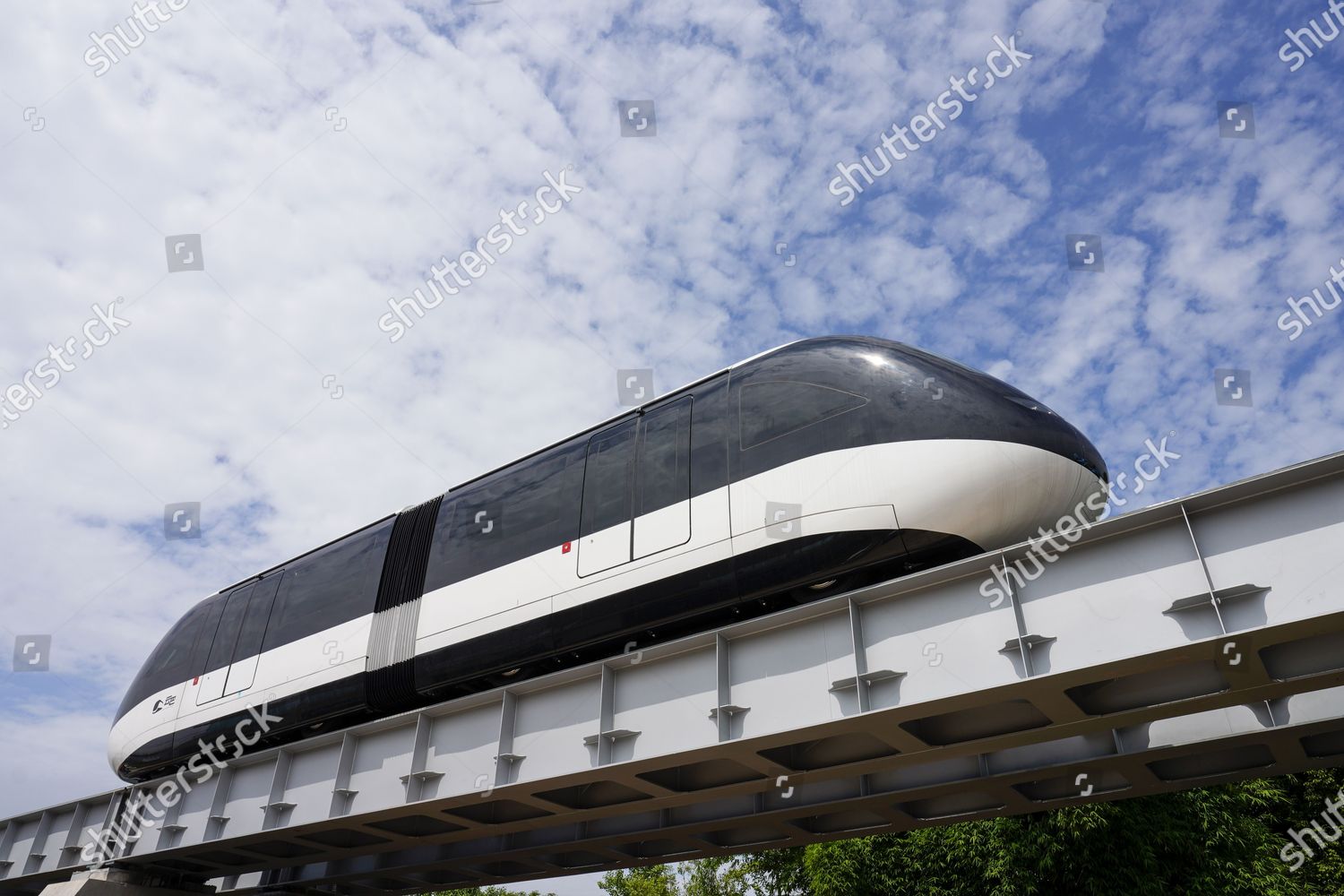 Byd Skyshuttle Train Seen During Trial Editorial Stock Photo - Stock ...