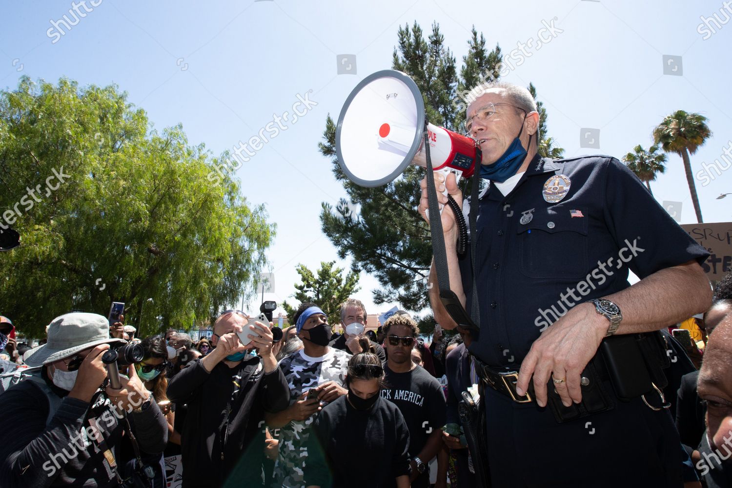 Lapd Chief Michel R Moore Attends Editorial Stock Photo - Stock Image ...