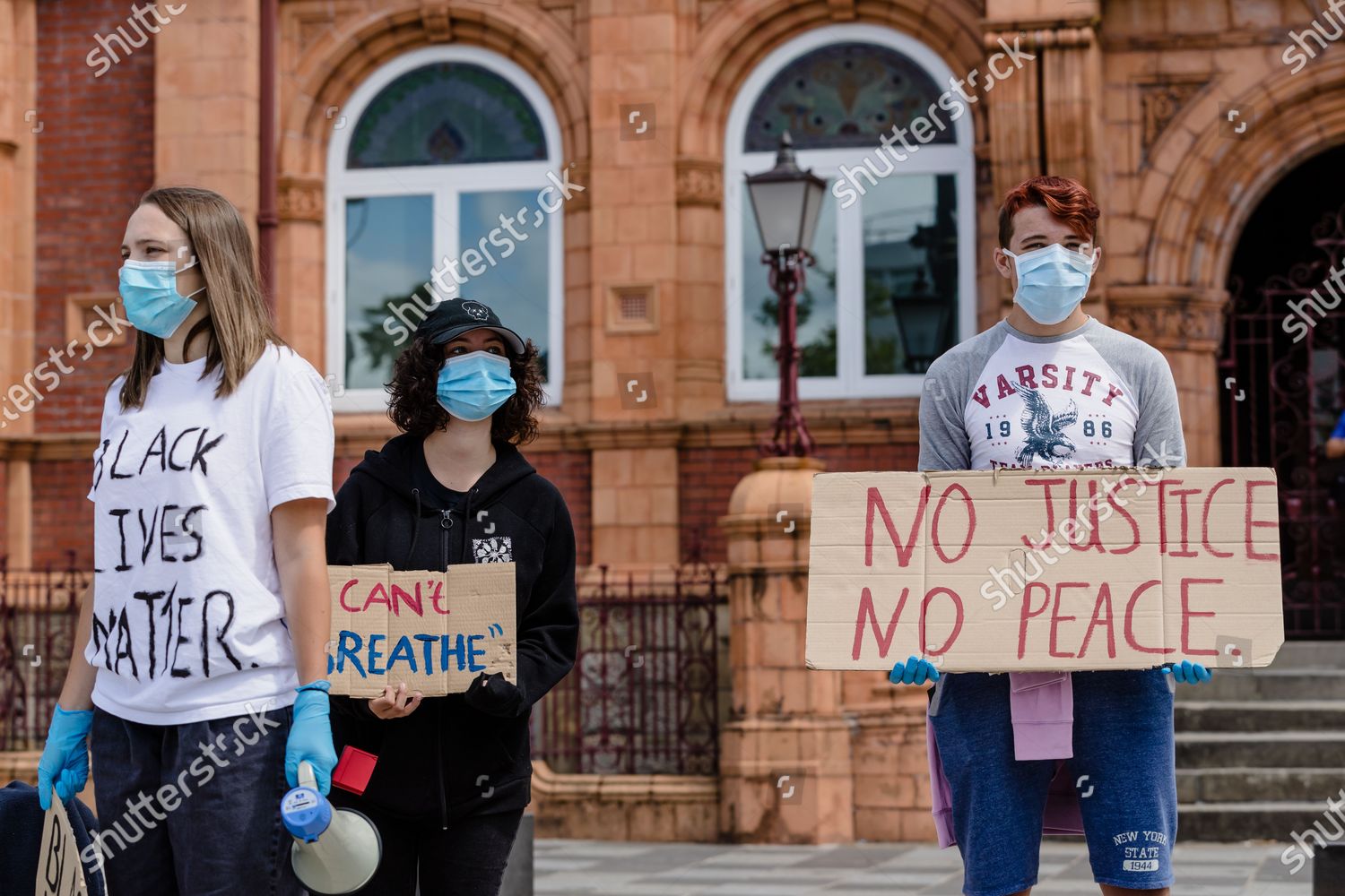 No Justice No Peace Sign Outside Editorial Stock Photo - Stock Image ...