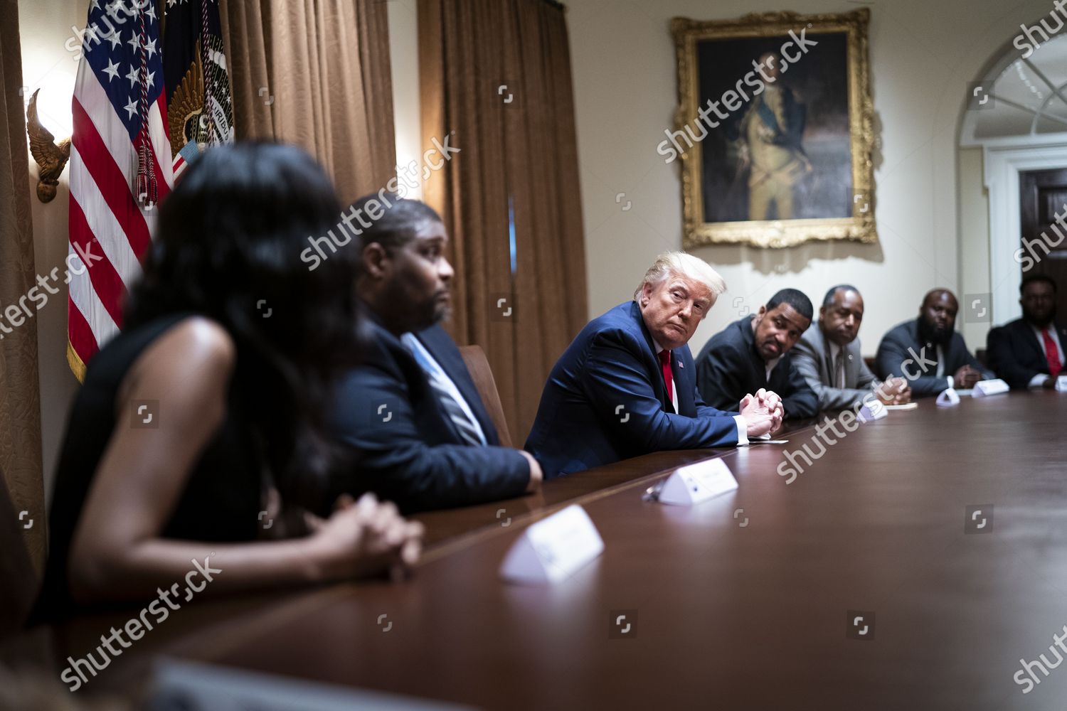 Us President Donald J Trump Makes Editorial Stock Photo - Stock Image ...