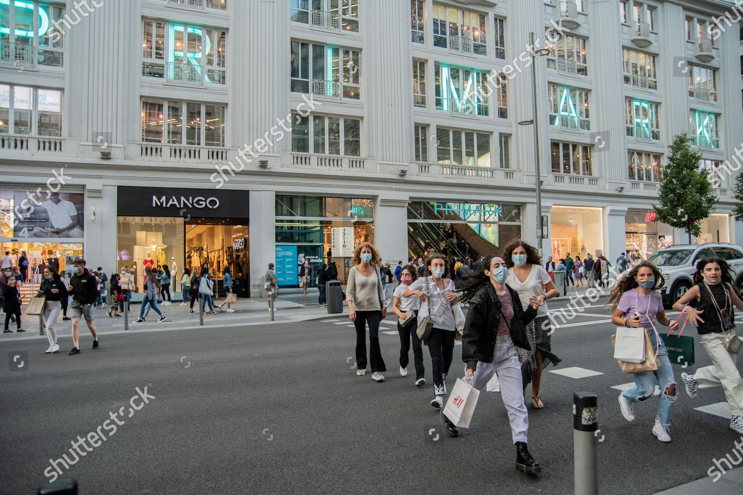 Madrid Already Phase 2 Deescalation Almost Editorial Stock Photo ...