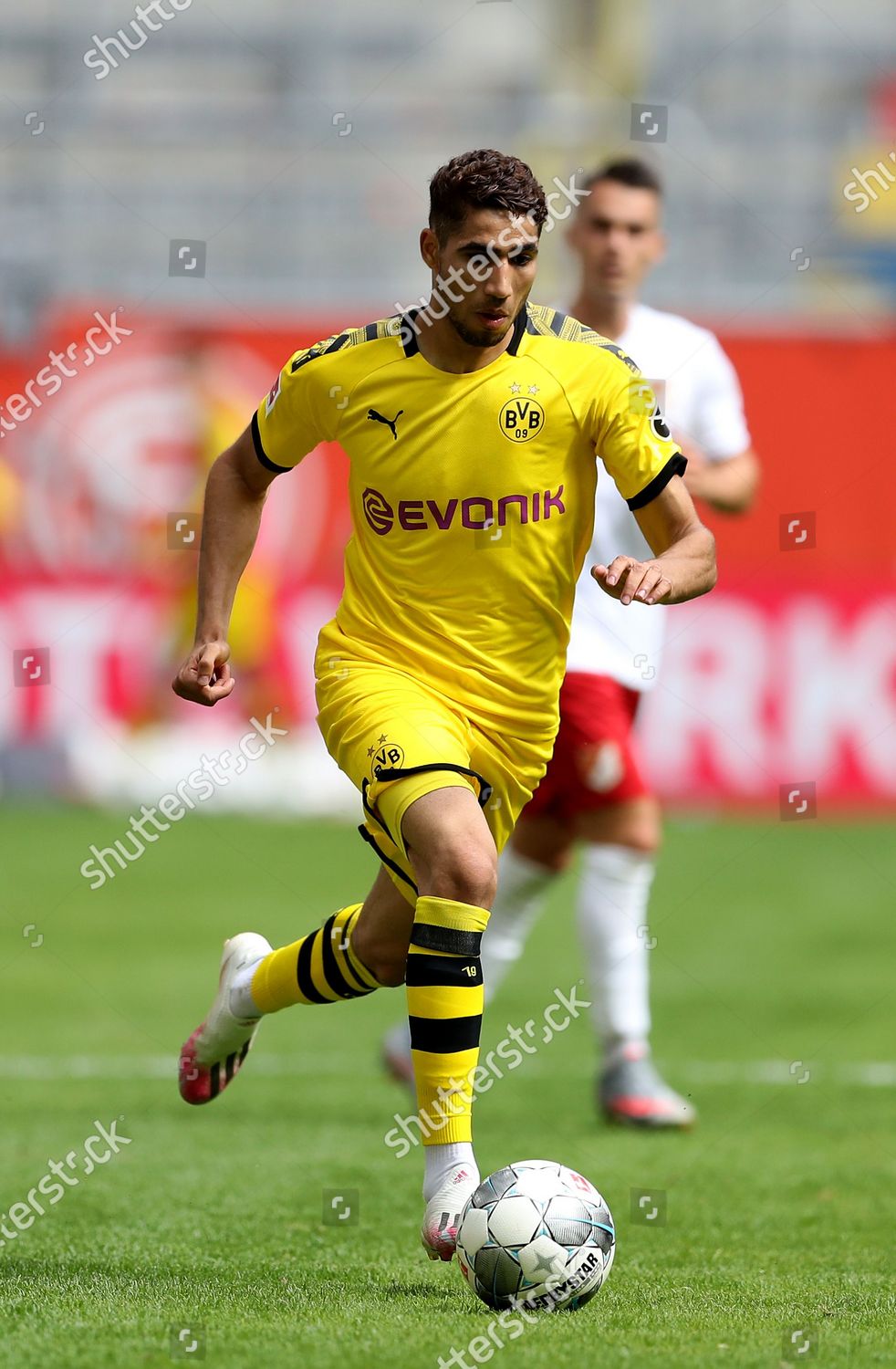 Achraf Hakimi Dortmund Runs Ball During Editorial Stock Photo - Stock ...