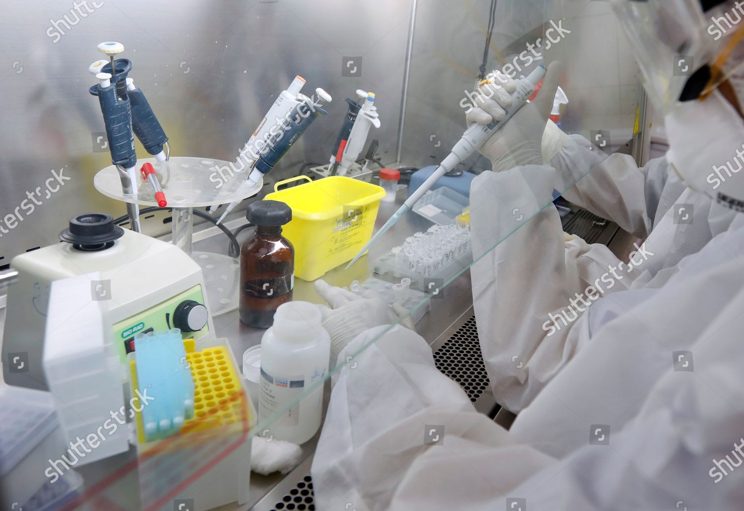 Lab Technicians Wearing Personal Protective Equipment Editorial Stock ...