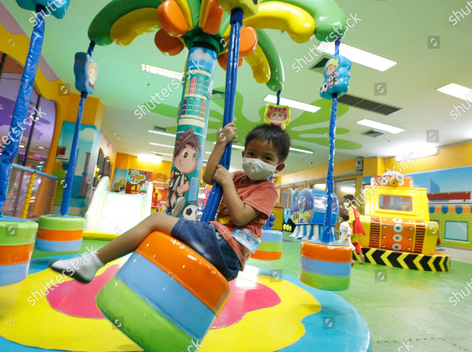 Child Plays Yoyo Land Amusement Park Editorial Stock Photo - Stock ...