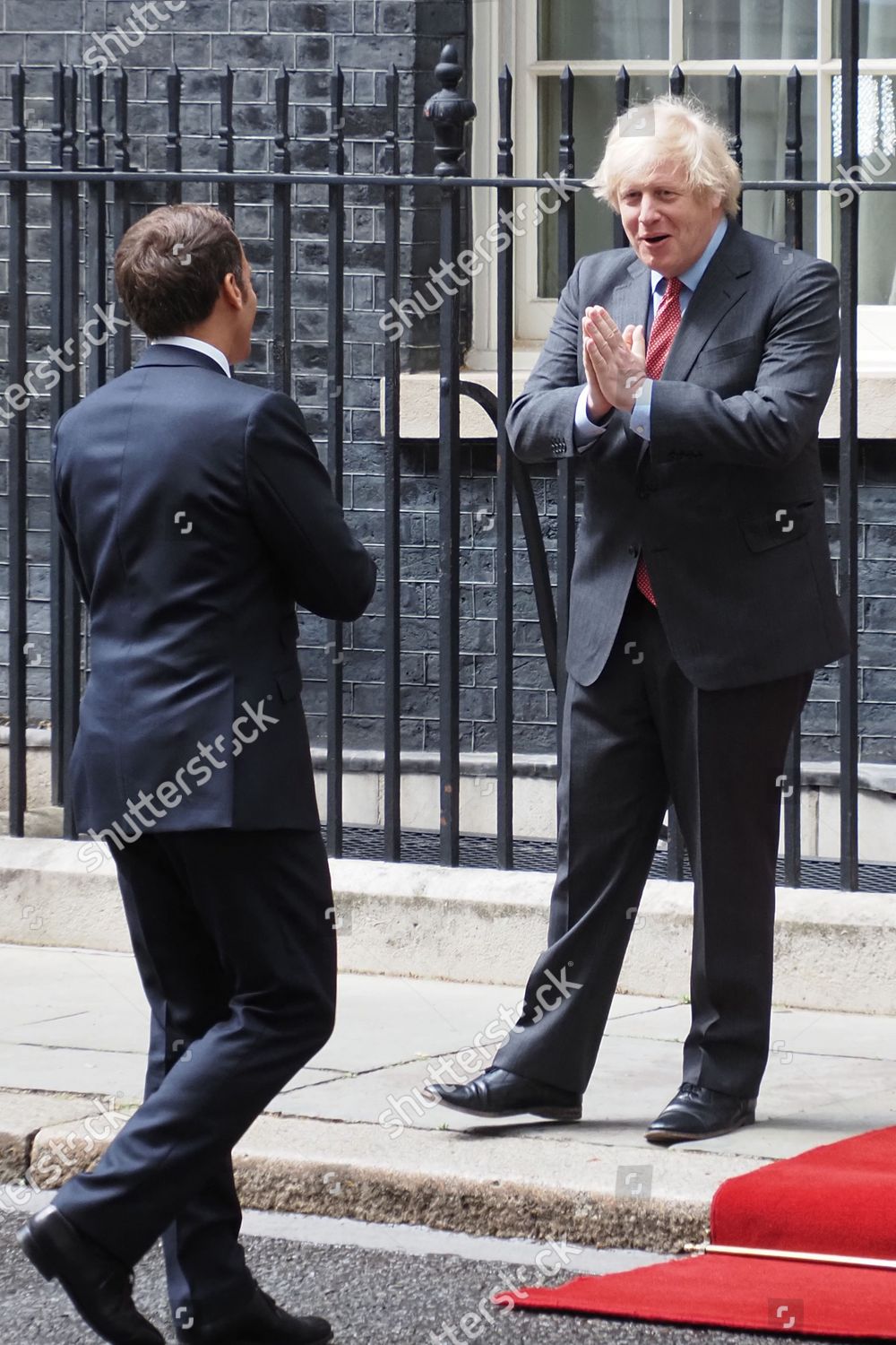 French President Emmanuel Macron Visits Uk Editorial Stock Photo ...