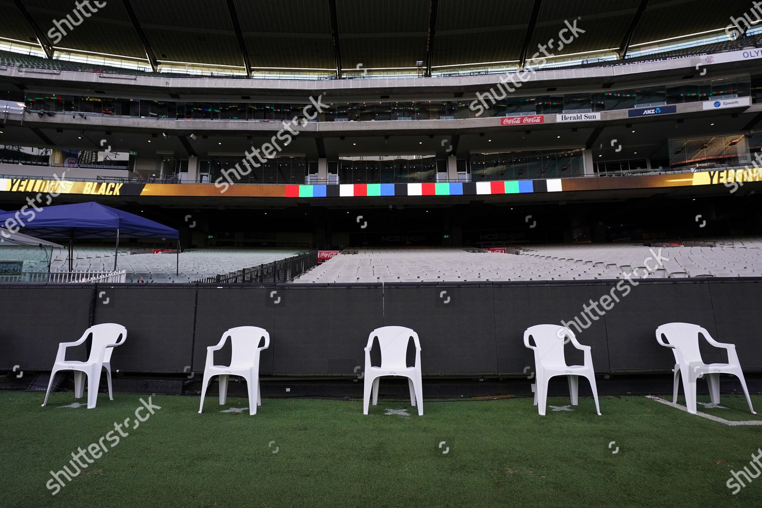 Empty Seats Melbourne Cricket Ground Mcg Editorial Stock Photo - Stock ...