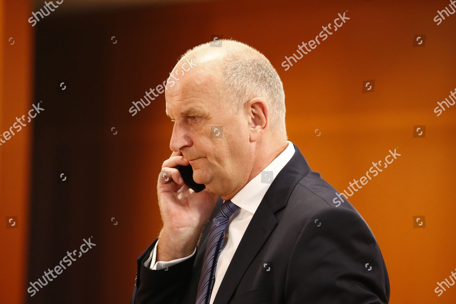 Brandenburg Mp Dietmar Woidke Arrives Meeting Editorial Stock Photo ...