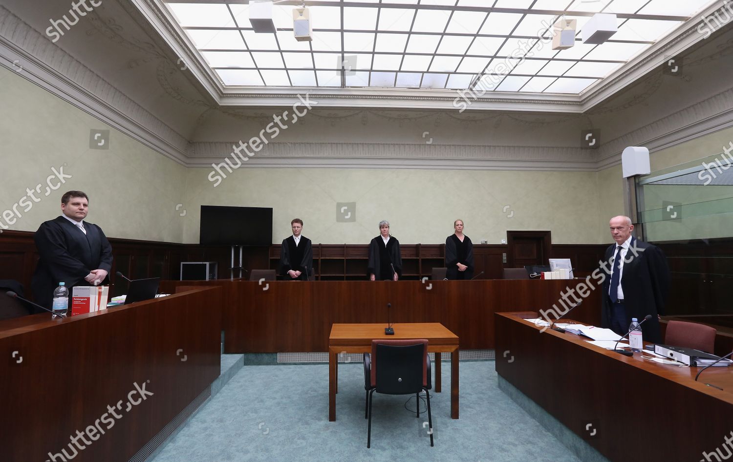 Interior Courtroom Kammergericht Chamber Court Berlin Editorial Stock ...
