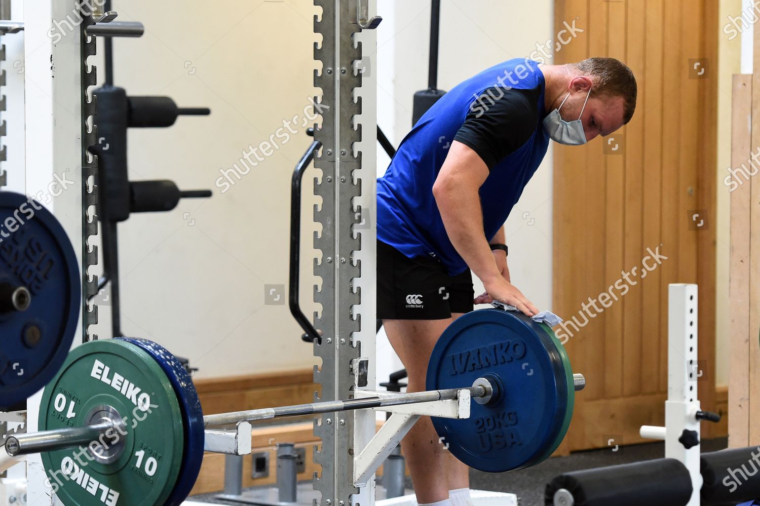 Sam Underhill Bath Rugby Sanitises Weights Editorial Stock Photo ...