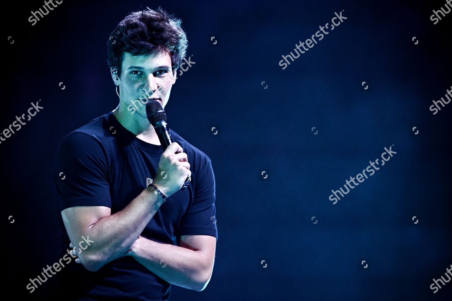 German Singer Wincent Weiss Performs During Editorial Stock Photo ...