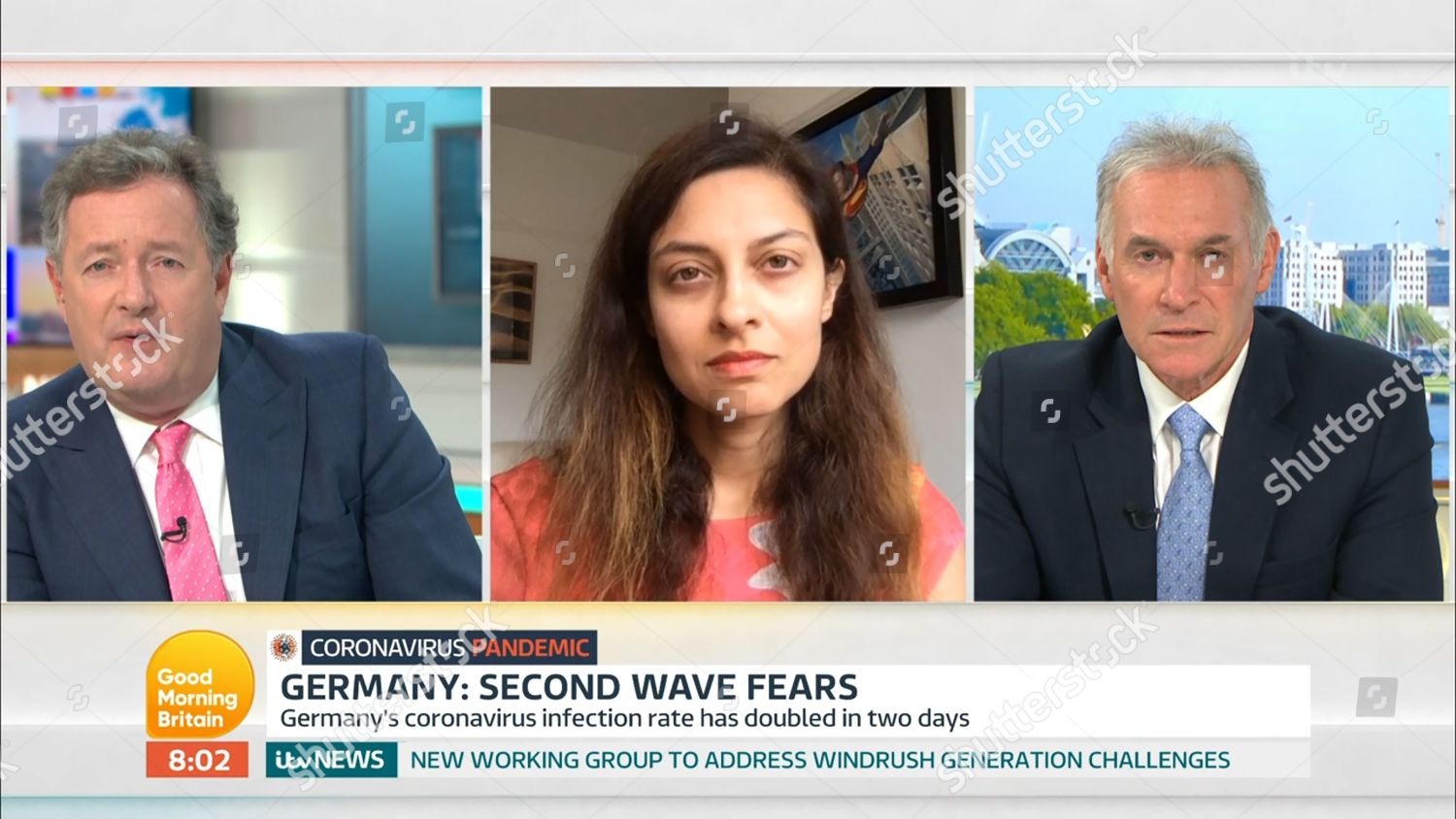 Piers Morgan Prof Devi Sridhar Dr Editorial Stock Photo - Stock Image ...