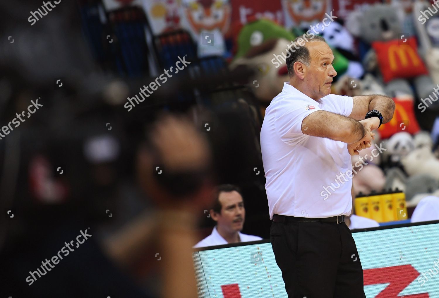Manos Manouselis Head Coach Shanghai Sharks Editorial Stock Photo ...