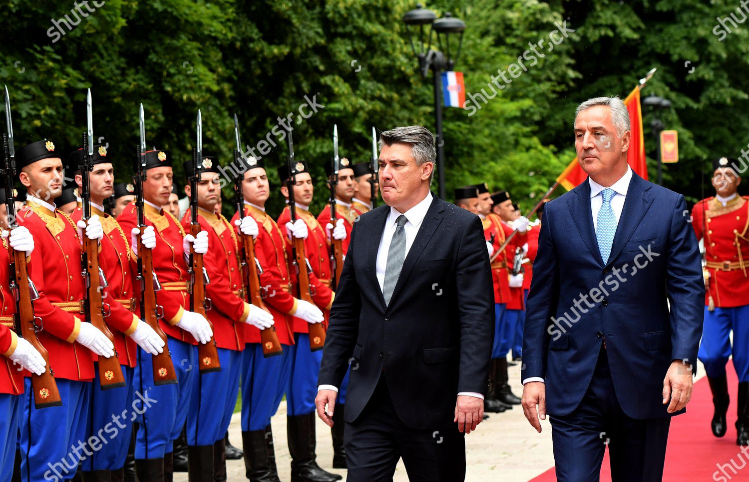 Croatian President Zoran Milanovic C His Editorial Stock Photo - Stock ...