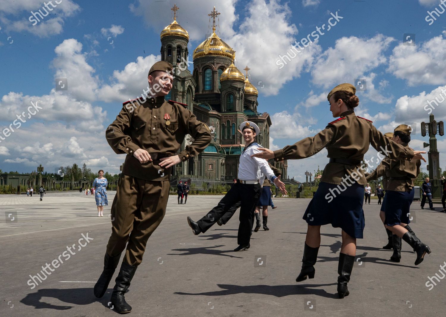 Artists Dressed Soviet Era Military Uniforms Editorial Stock Photo ...