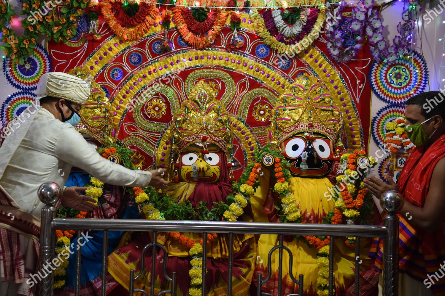 Devotees Performed Puja Lord Jagannath Temple Editorial Stock Photo ...