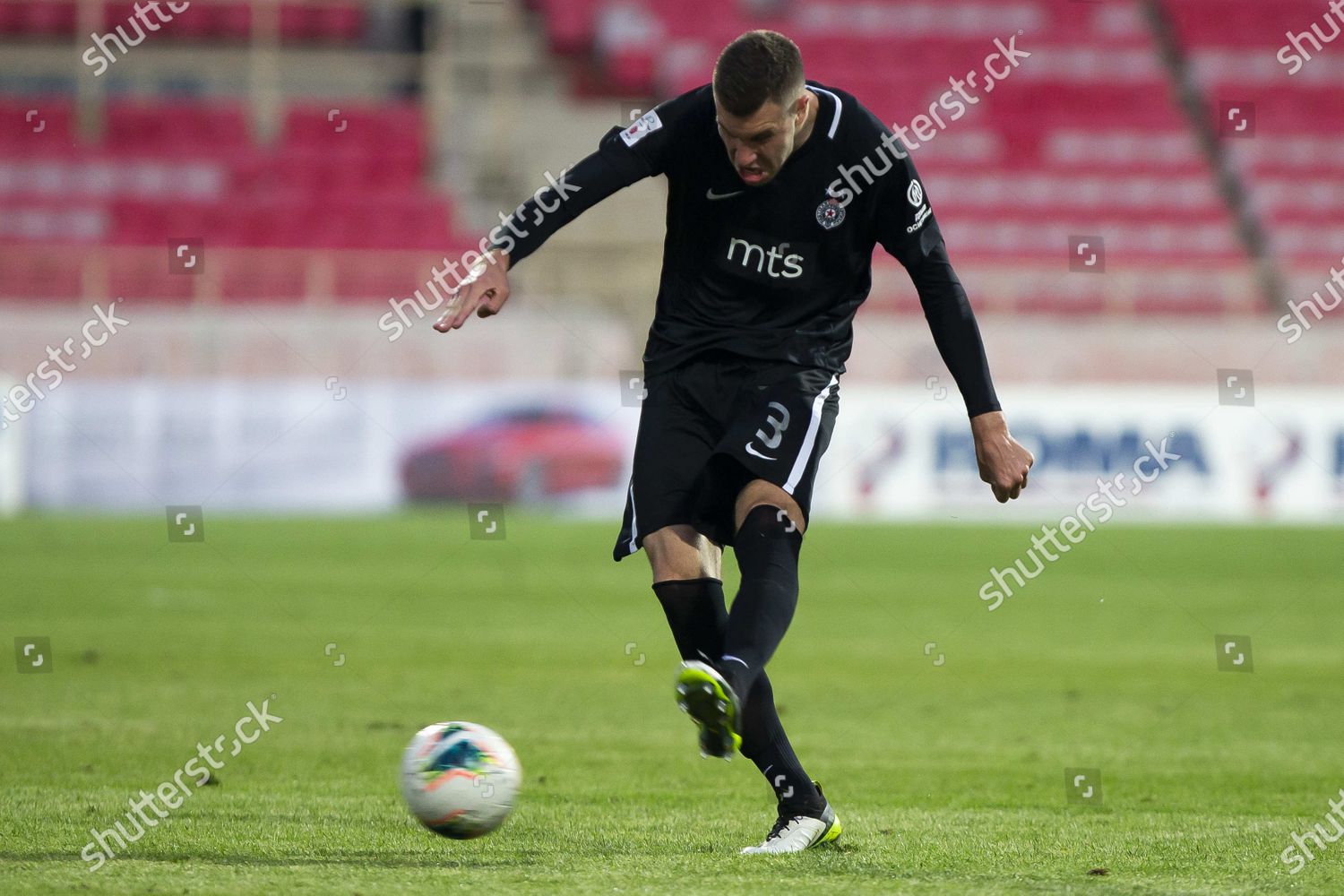 Strahinja Pavlovic Partizan Belgrade Shoots On Editorial Stock Photo ...