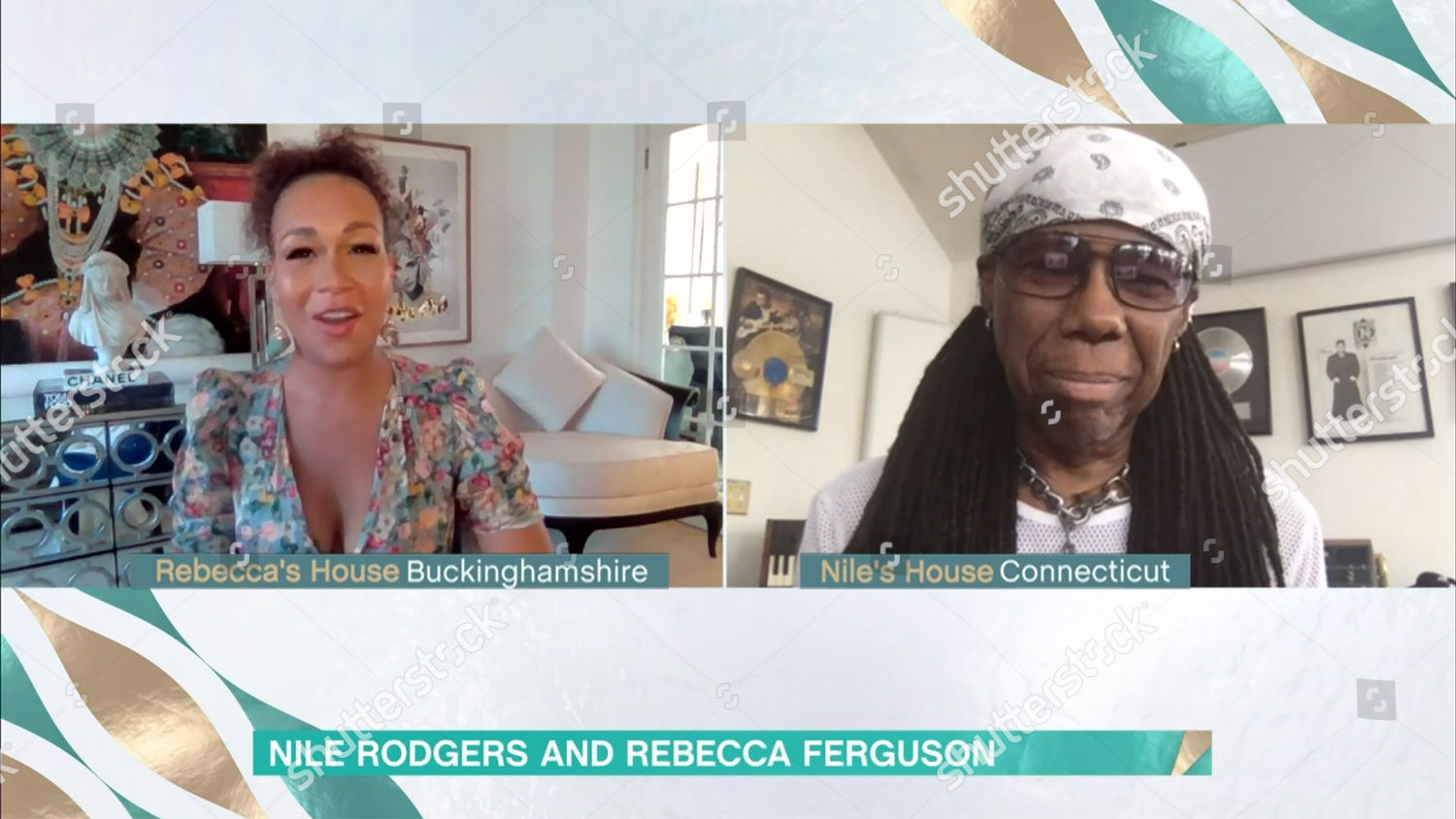Rebecca Ferguson Nile Rogers Editorial Stock Photo - Stock Image ...