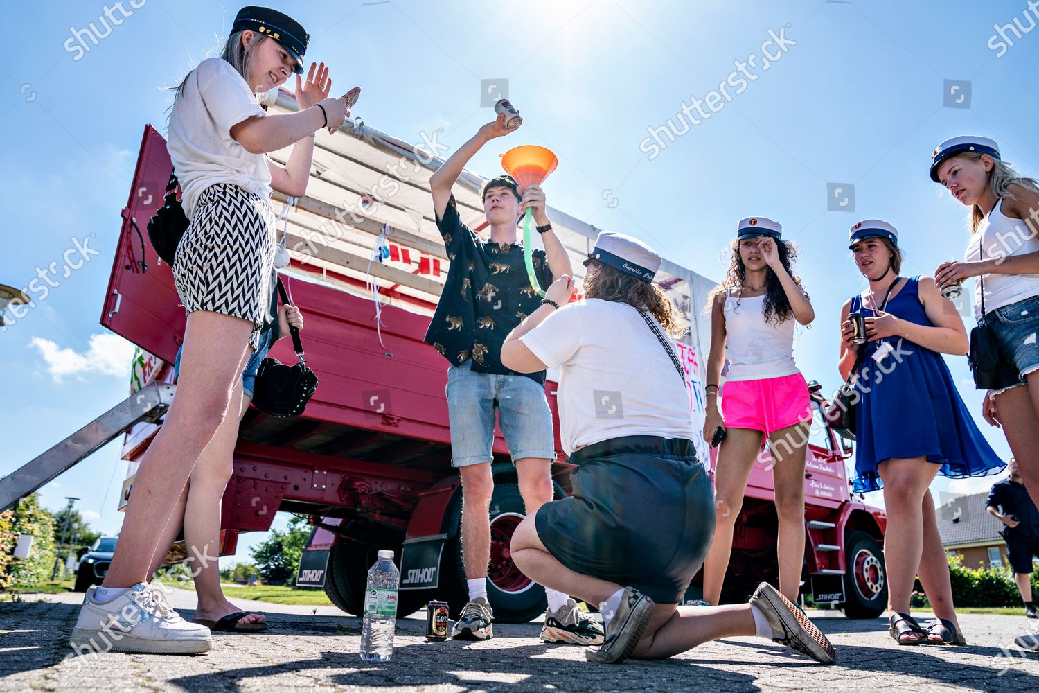 Danish High School Students Embark On Editorial Stock Photo - Stock ...