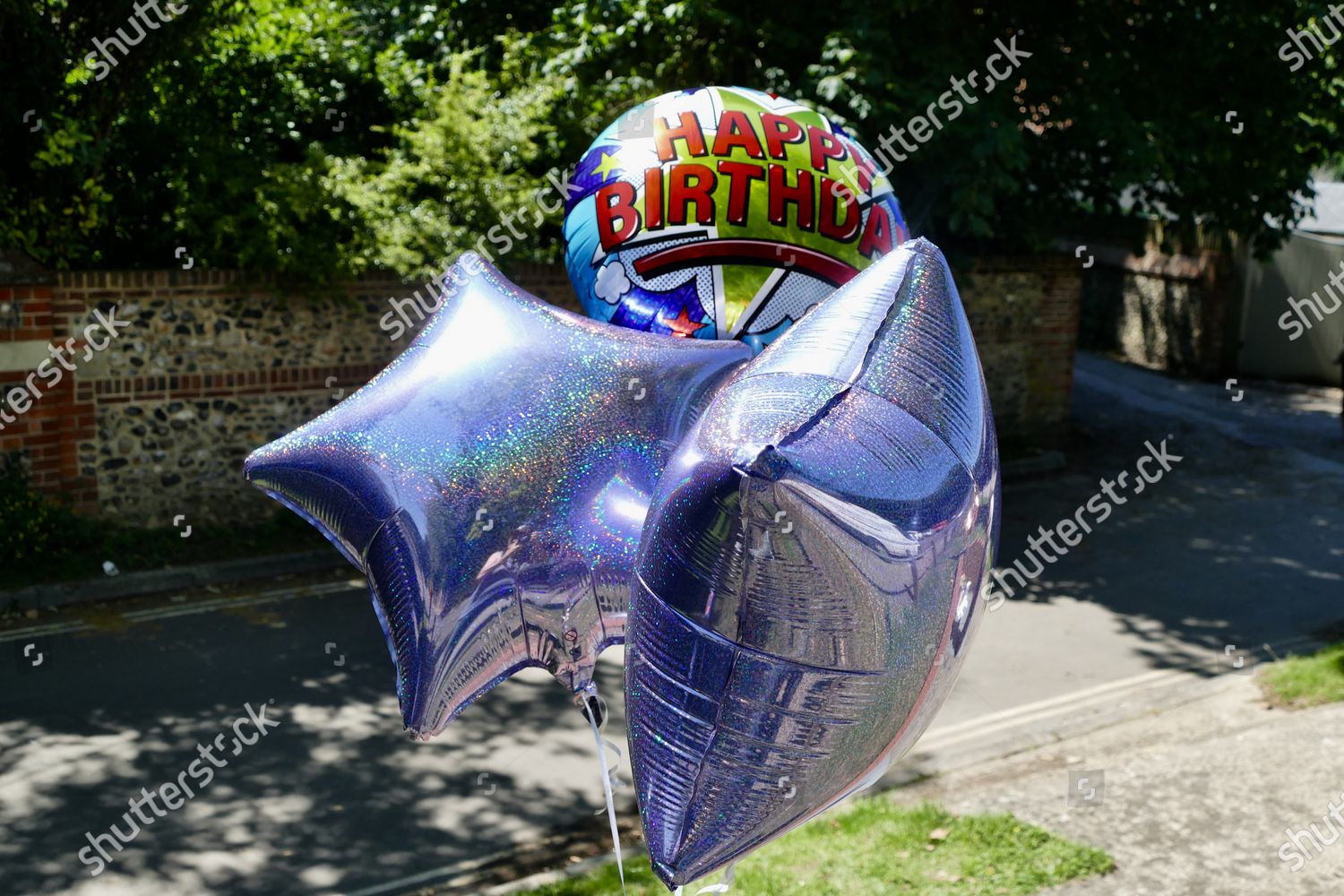 Tributes Left Near Mill Cottage George Editorial Stock Photo - Stock ...