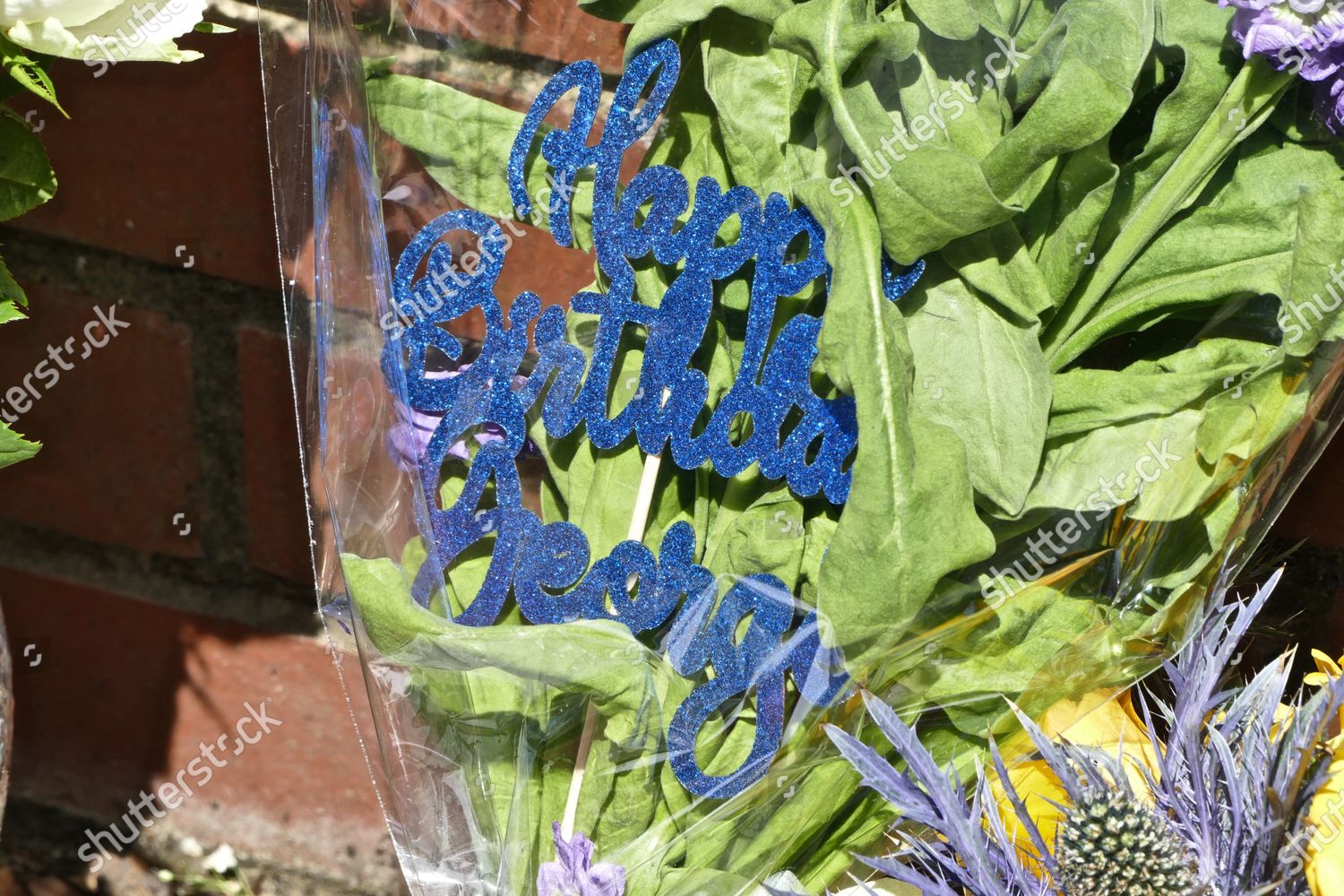 Tributes Left Near Mill Cottage George Editorial Stock Photo - Stock ...