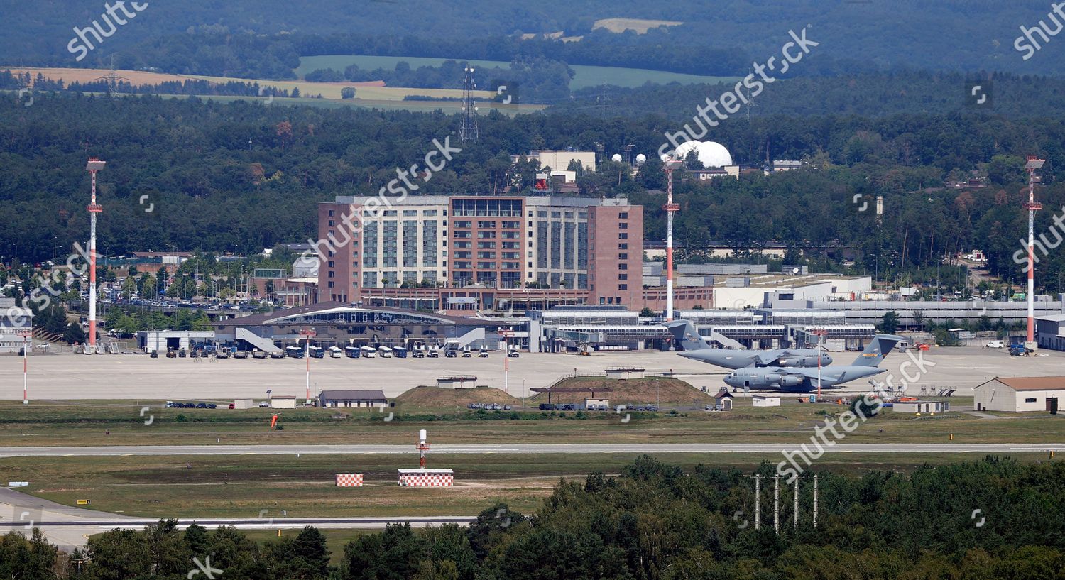 Us Military Aircraft Stand Us Airbase Editorial Stock Photo - Stock ...