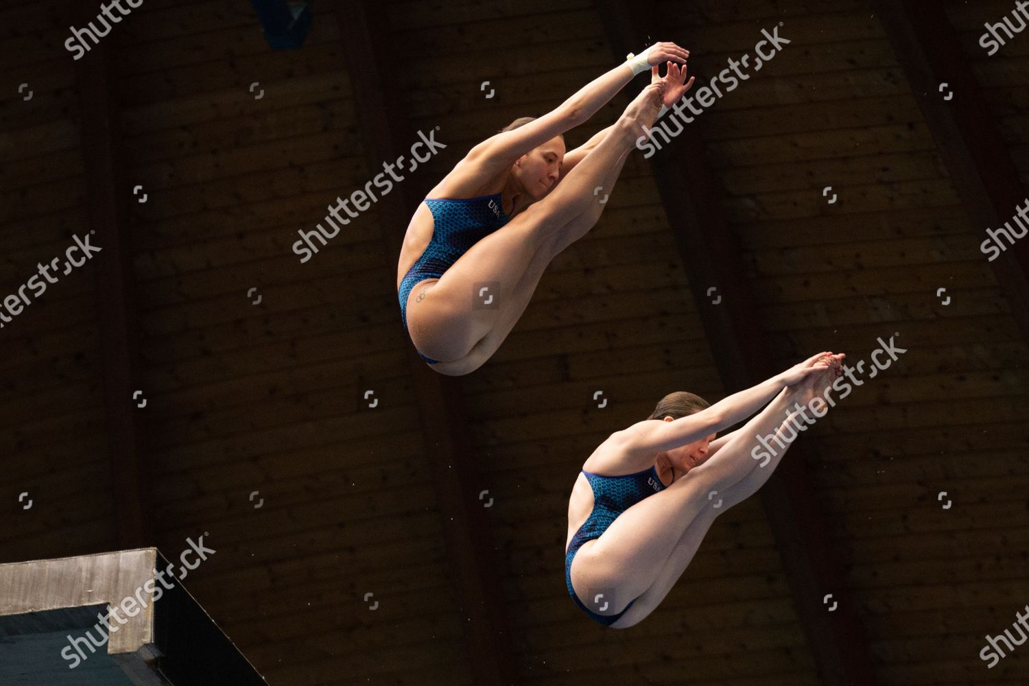 Us Divers Kassidy Cook Y Sarah Editorial Stock Photo - Stock Image ...