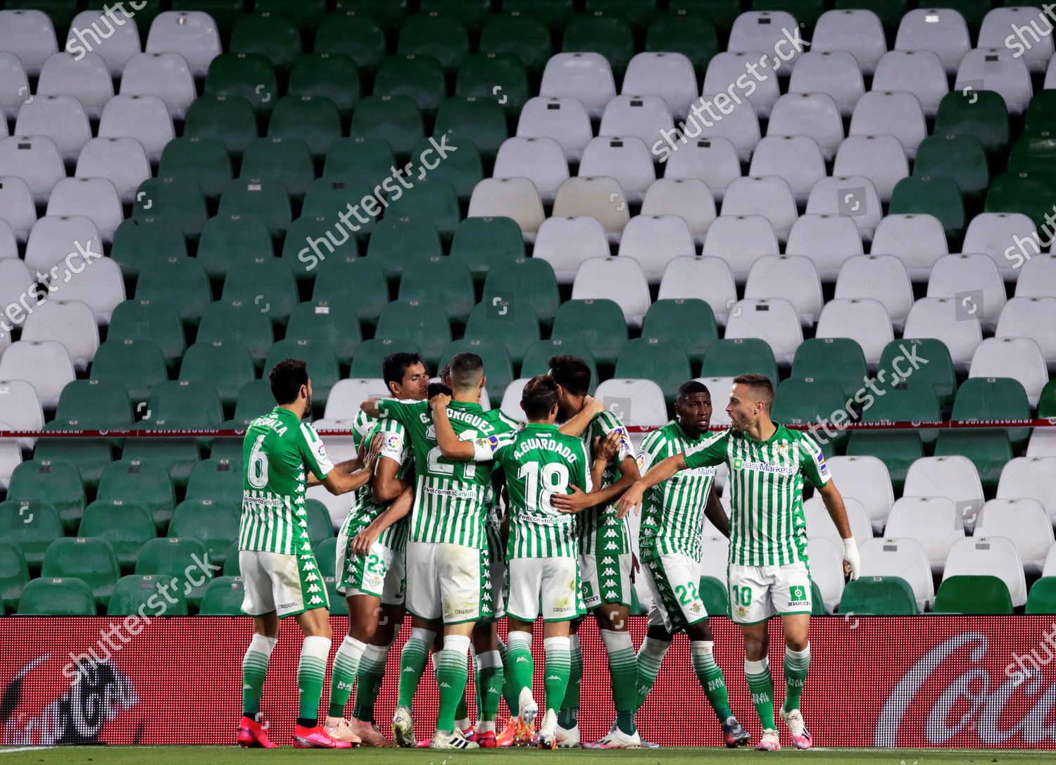 Betis Players Celebrate Their 10 Lead Editorial Stock Photo - Stock ...