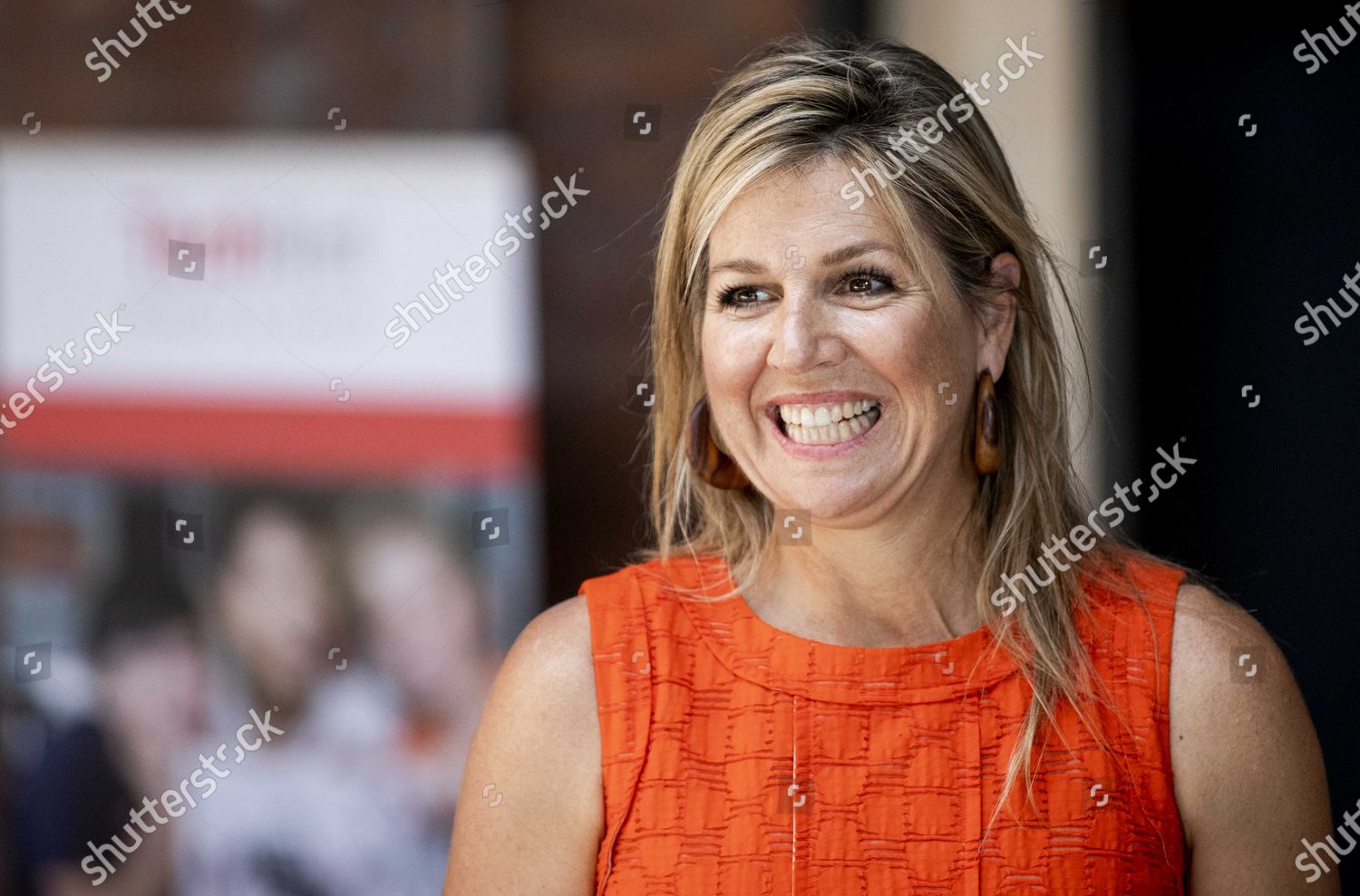 Dutch Queen Maxima Smiles During Working Editorial Stock Photo - Stock ...