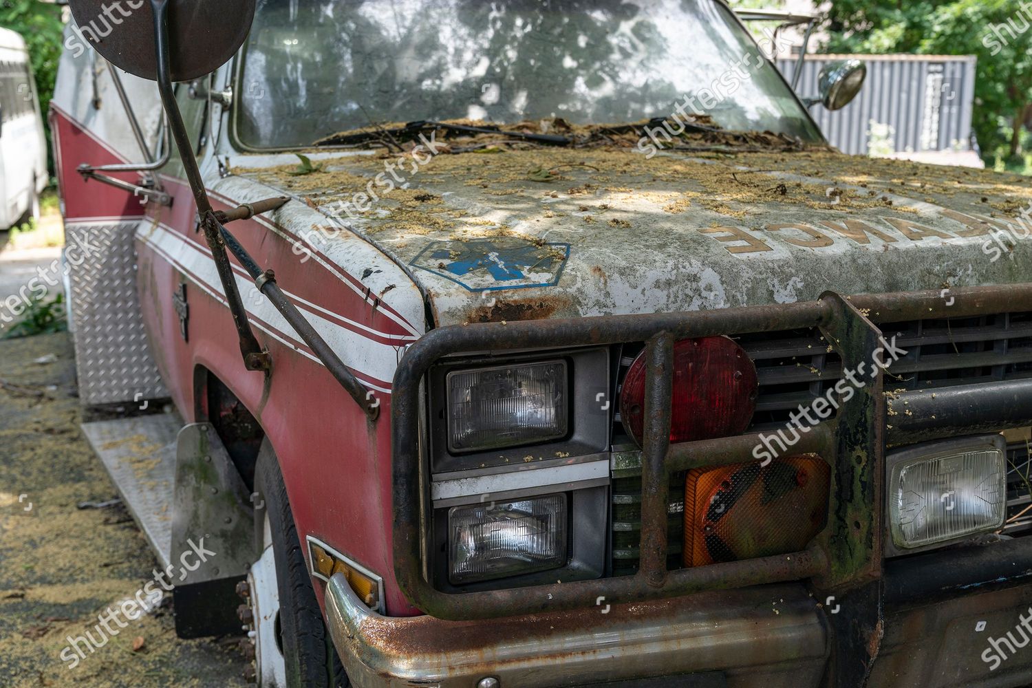 Old Rusted Ambulance Vehicle By Hatzoloh Editorial Stock Photo - Stock ...