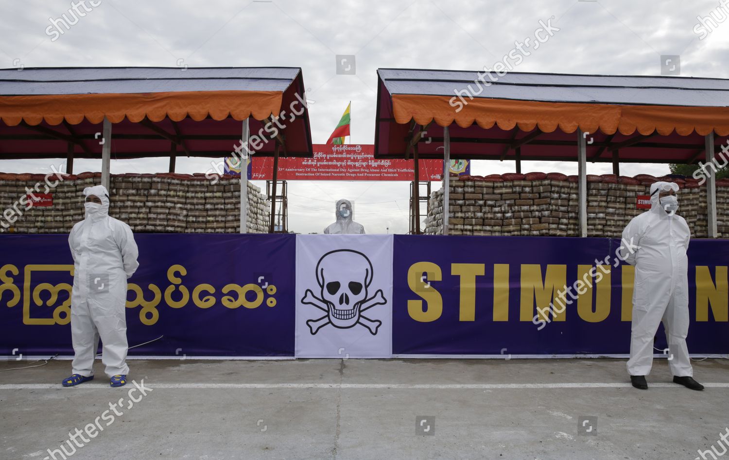 Myanmar Officials Wearing Ppe Personal Protective Editorial Stock Photo ...