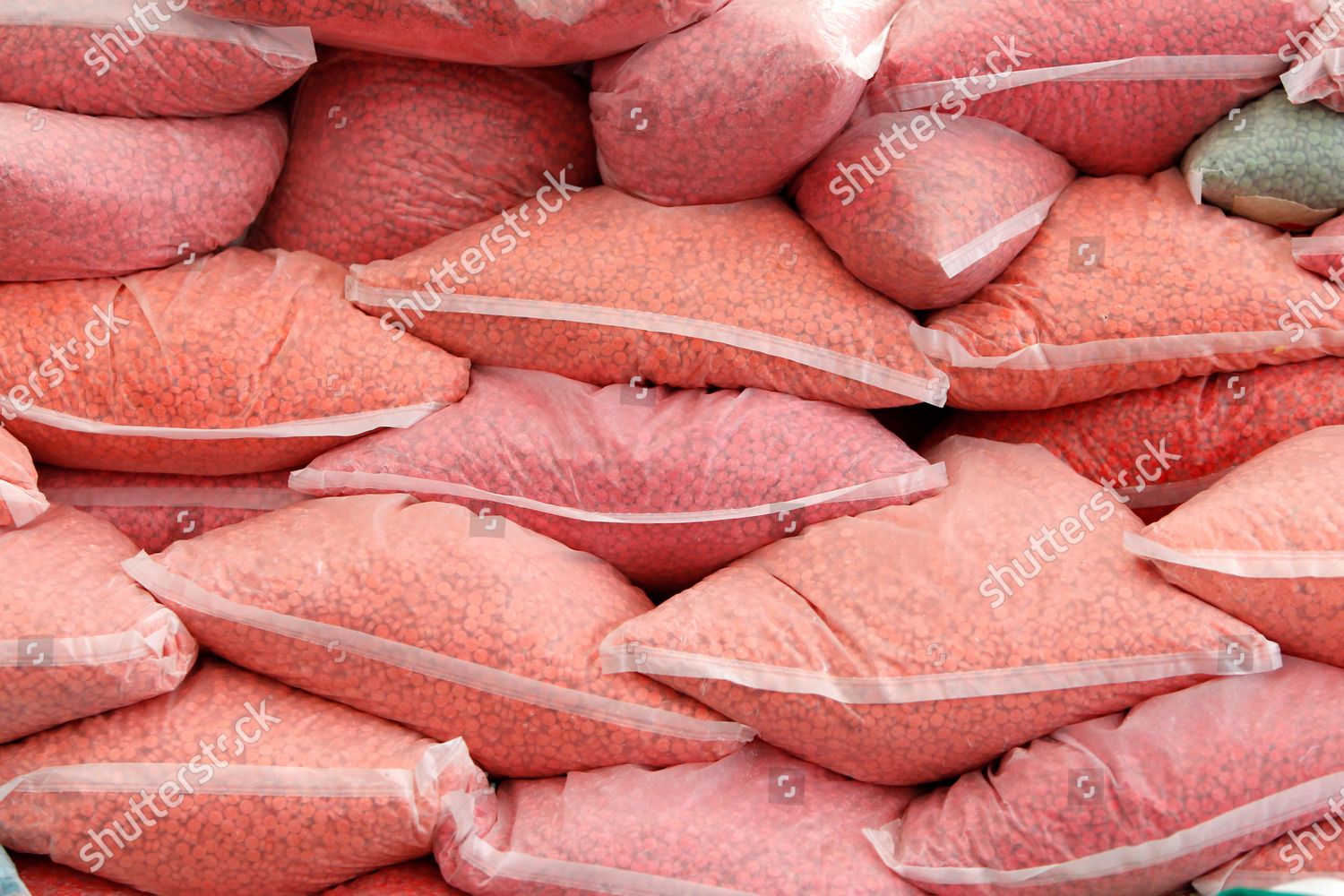 Bags Methamphetamine Pills Seen During 50th Editorial Stock Photo ...