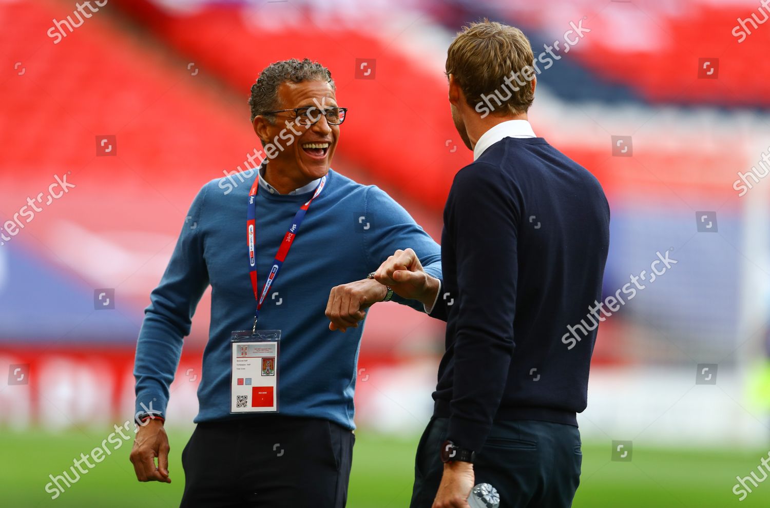 Northampton Town Manager Keith Curle Touches Editorial Stock Photo ...