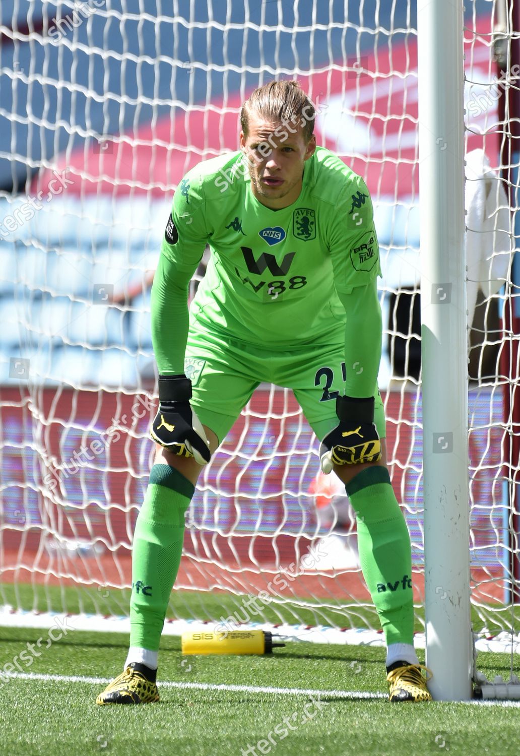 Goalkeeper Orjan Nyland Aston Villa During Editorial Stock Photo ...