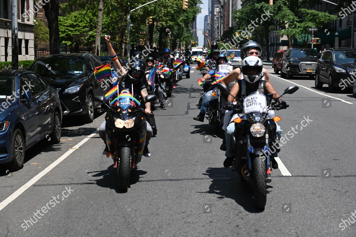 Members Motorcycle Club Sirens Ride Along Editorial Stock Photo - Stock ...