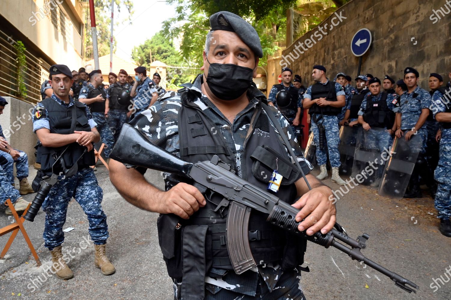 Members Lebanons Internal Security Forces Isf Editorial Stock Photo ...
