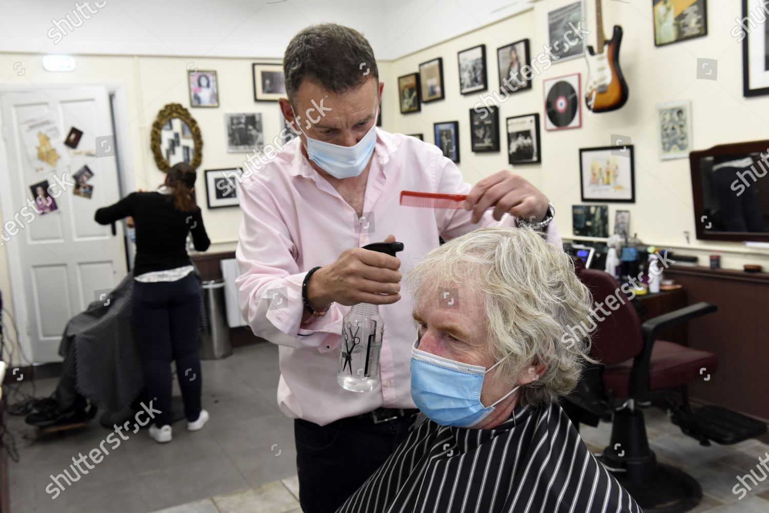Barber David Judge L Wears Face Editorial Stock Photo - Stock Image ...