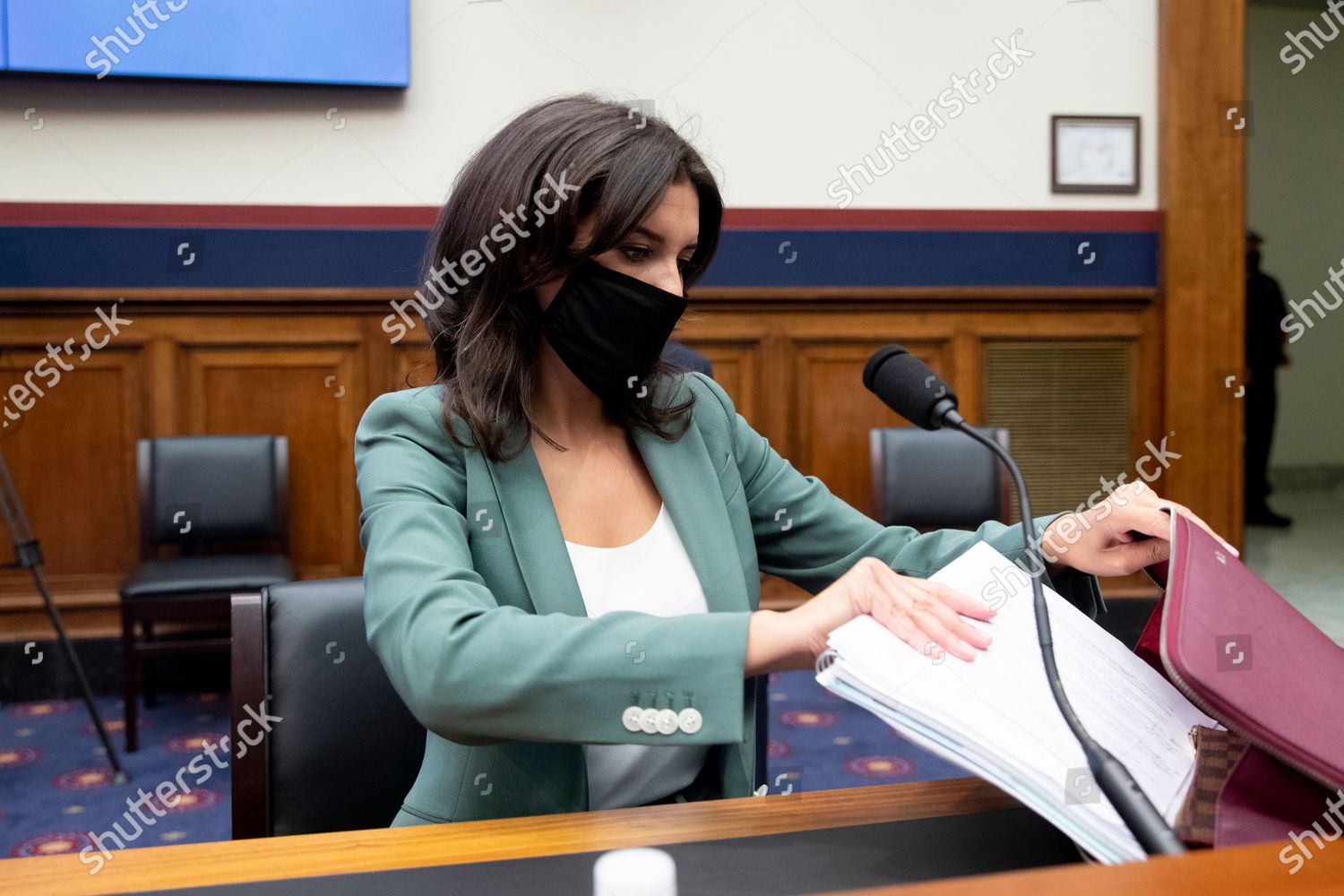 Amelia Brace Australias Seven News Prepares Editorial Stock Photo ...