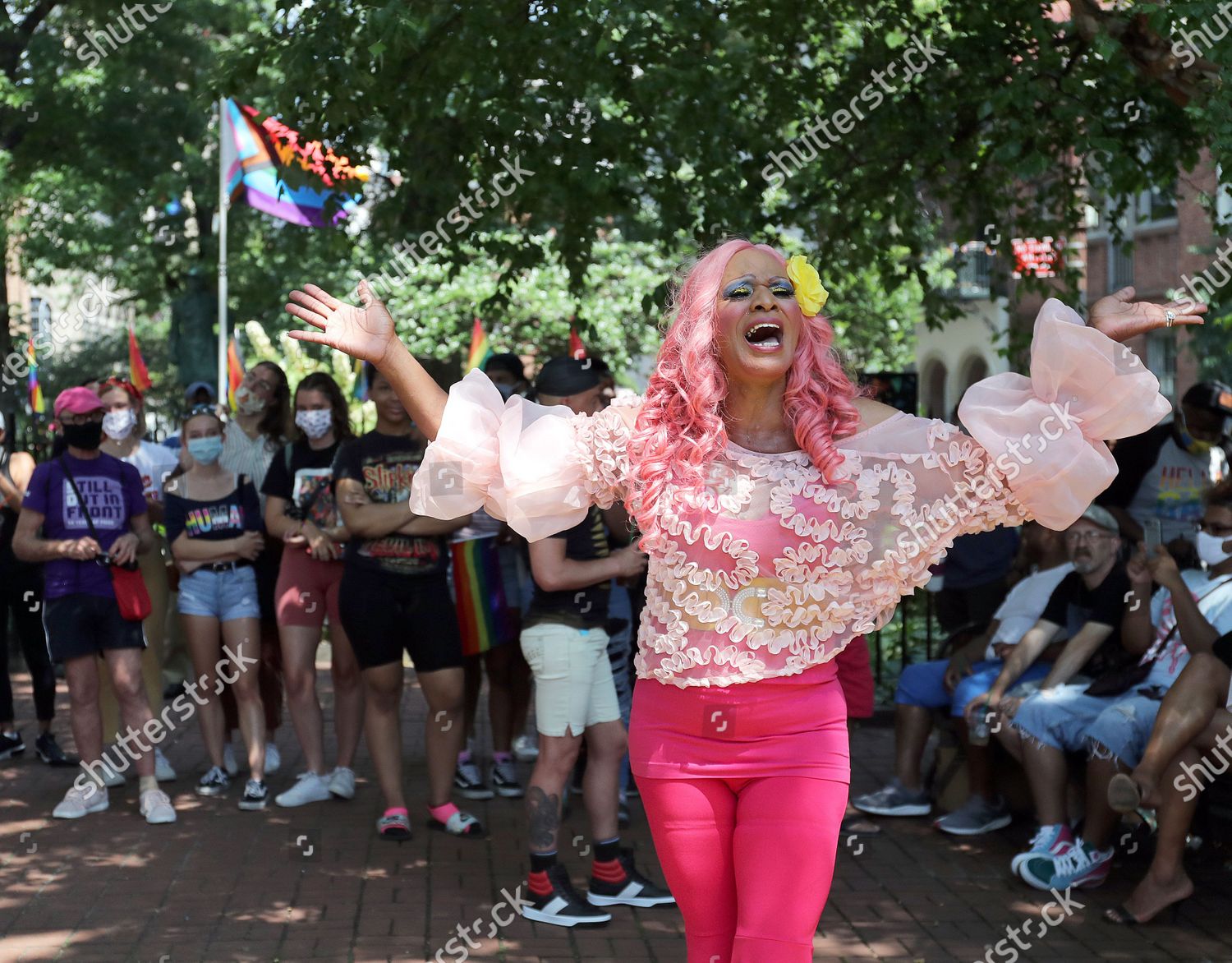 Drag Queen Ms Simone Performs Crowds Editorial Stock Photo - Stock ...