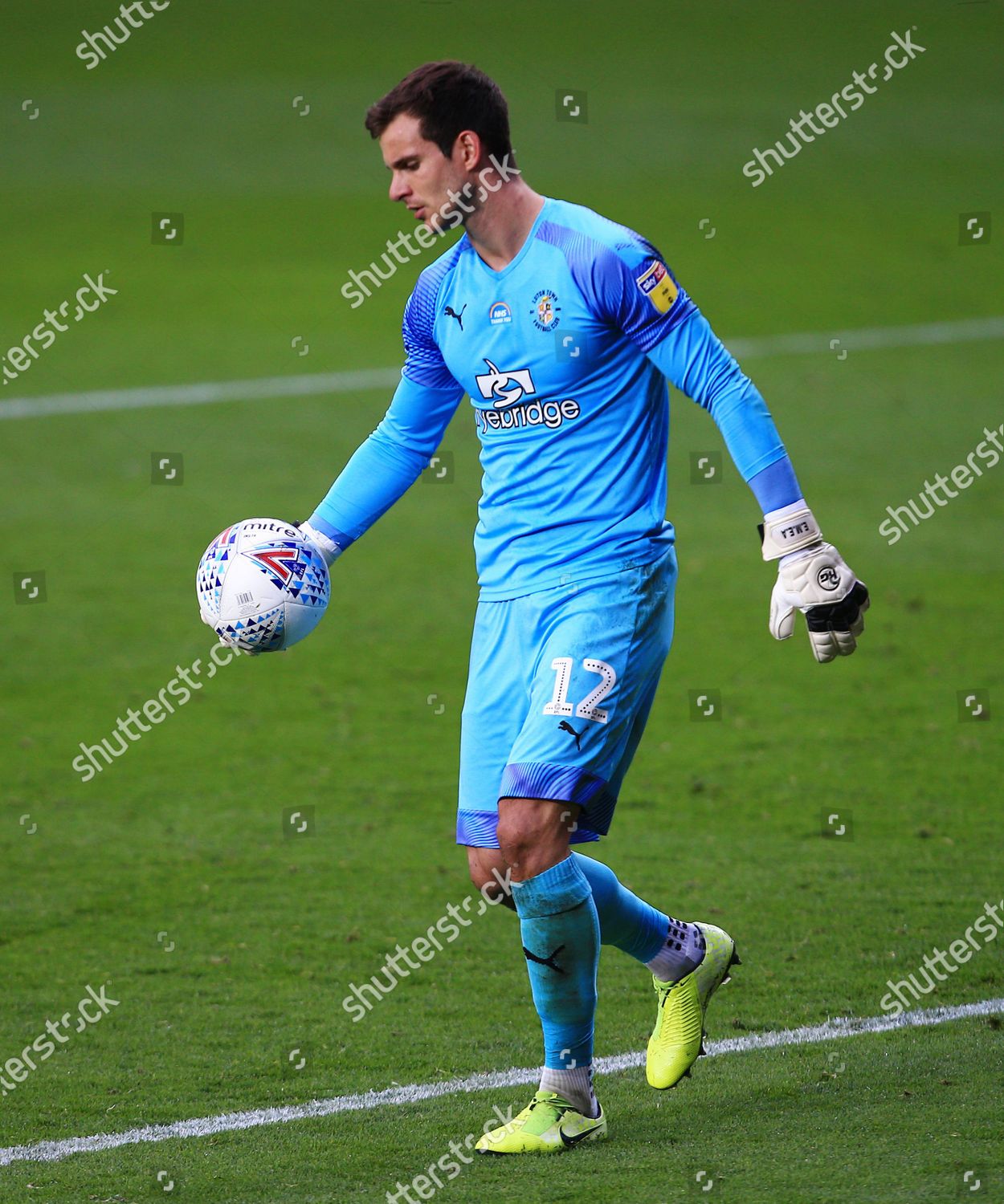 Luton Town Goalkeeper Simon Sluga Editorial Stock Photo - Stock Image ...