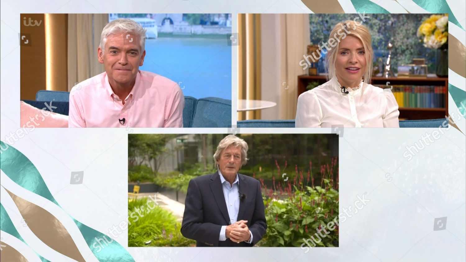 PHILLIP SCHOFIELD HOLLY WILLOUGHBY NIGEL HAVERS Editorial Stock Photo ...