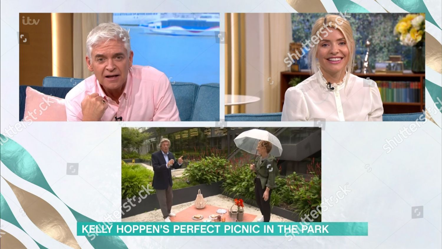Phillip Schofield Holly Willoughby Nigel Havers Editorial Stock Photo ...