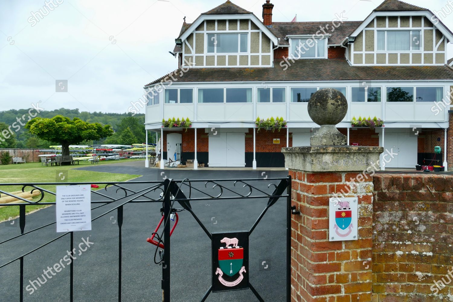 Famous Leander Club Where Rowers Henley Editorial Stock Photo - Stock ...